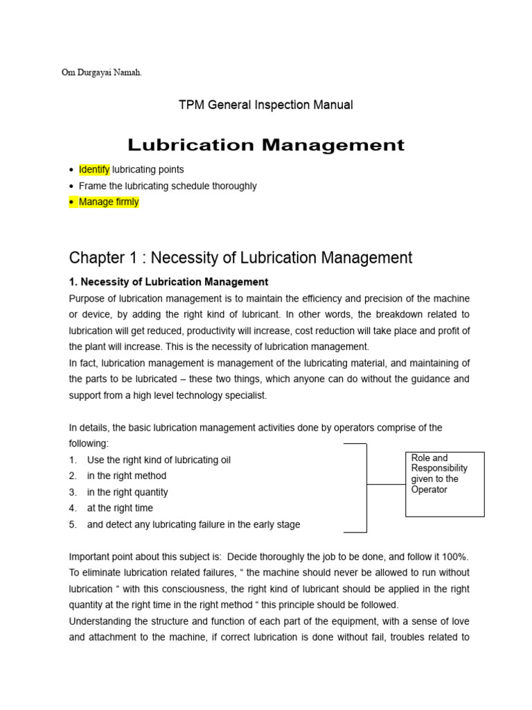 Autonomous Training Material Step 4 - Lub MGMT | PDF | Friction | Lubricant