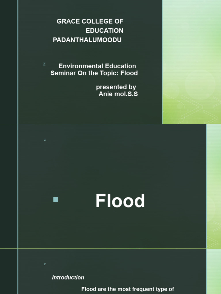 Flood - Environmental Education | PDF | Flood | River