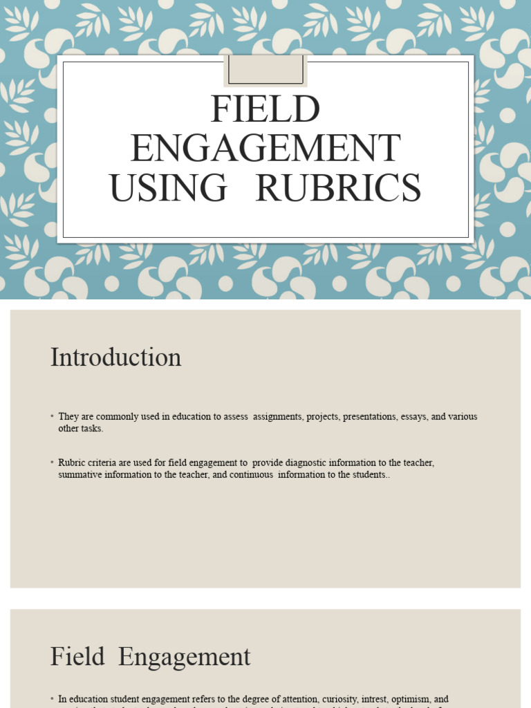 Pedagogy of English 2 | PDF | Rubric (Academic) | Behavior Modification