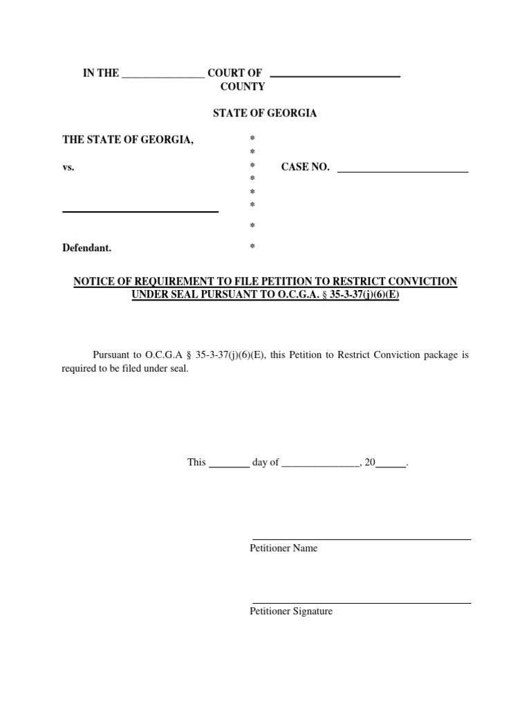 Pro Se Restriction Form (12221) | PDF | District Attorney | Criminal Record
