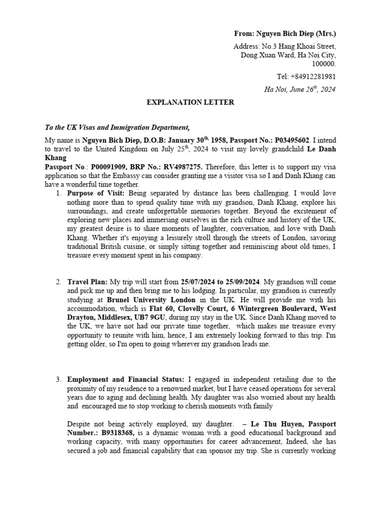 Co Diep Thang 6 | PDF | Salary | Travel Visa