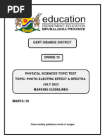 KZN Maths Grade 12 Scope 2025 | PDF
