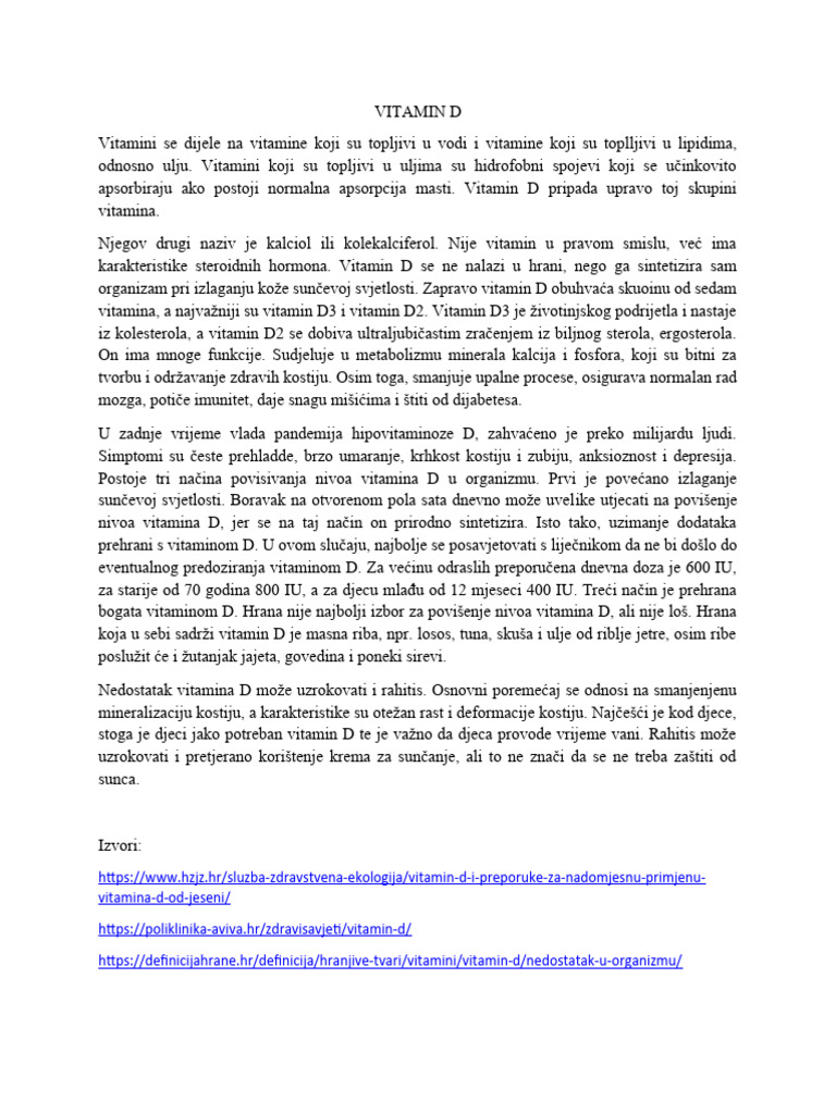 Vitamin D Pdf