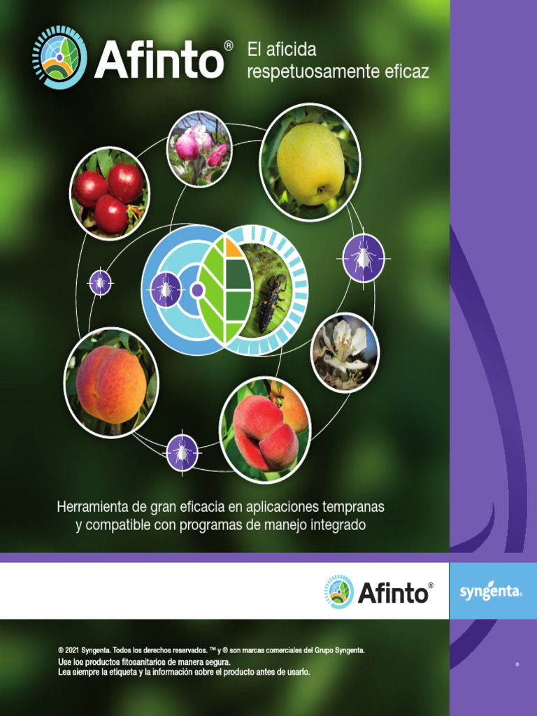 Folleto Afinto Frutales | PDF | Agricultura | Sustentabilidad