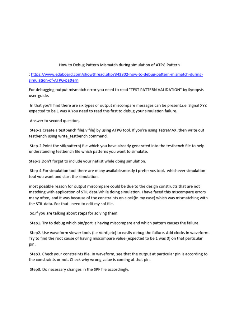 Simulation Mismatch | PDF | Digital Technology | Digital Electronics