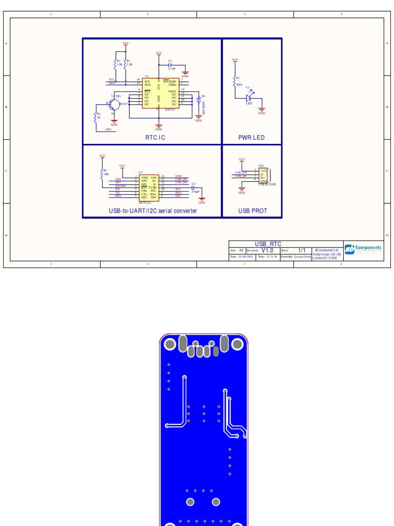 Schematic Usb Rtc Pdf Telecommunications Internet Protocols