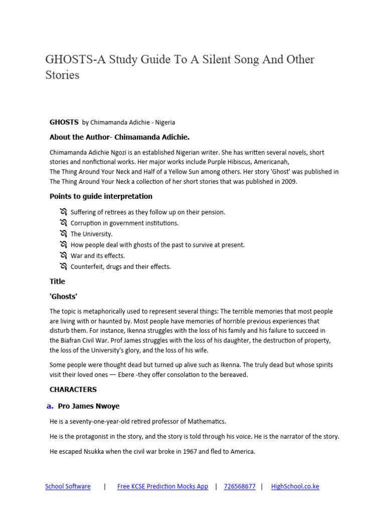 Ghosts | PDF | Ghosts