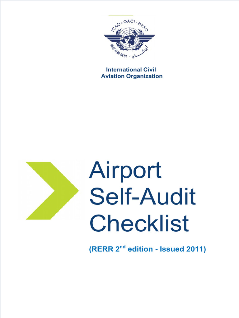 Runway Inspection Self-Audit Checklist | PDF | Runway | Airport