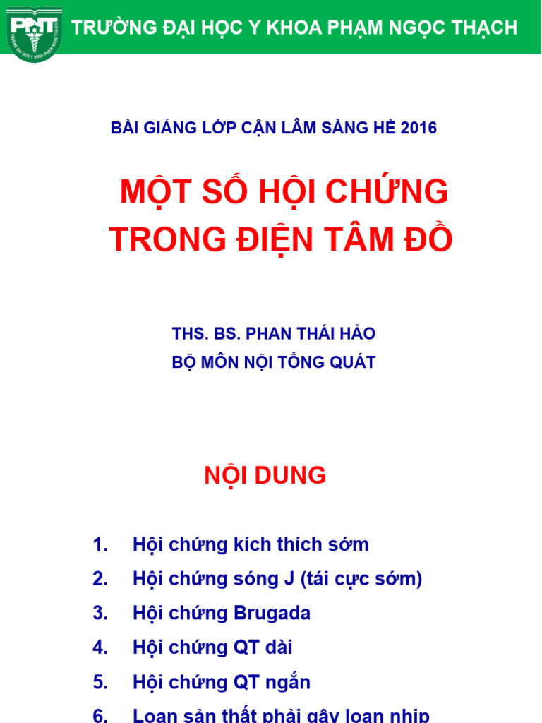 H I CH NG Trong Ecg | PDF