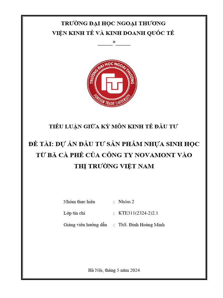 Nhóm 2 - KTE311.1 | PDF