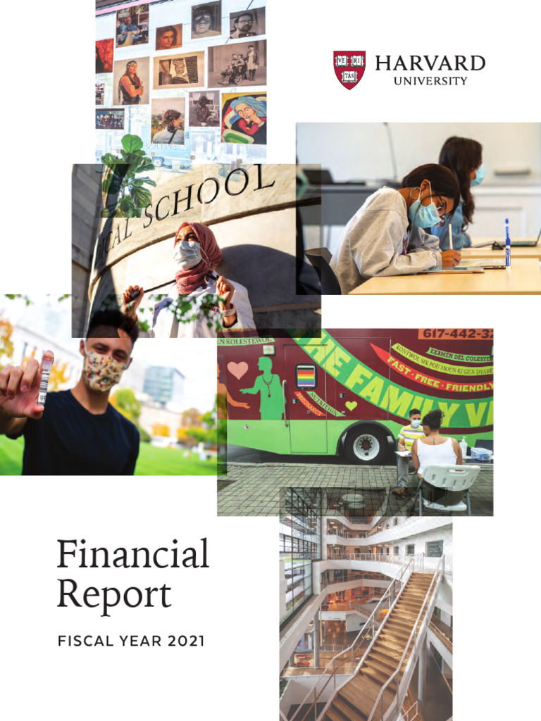 Fy21 Harvard Financial Report | PDF | Audit | Internal Control
