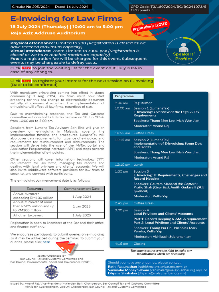 Circular No 205-2024 | Download Free PDF | Taxes | Malaysia