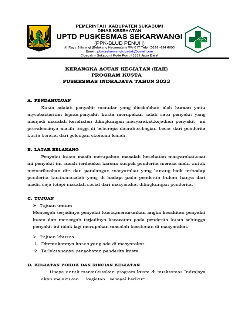 Aeni - Kak Kusta 2023 | PDF