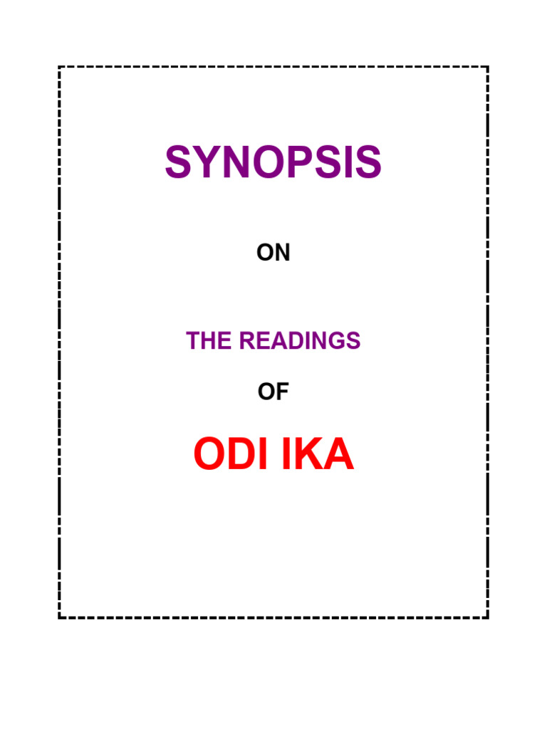 11 Odi Ika Ingles | PDF | Santería