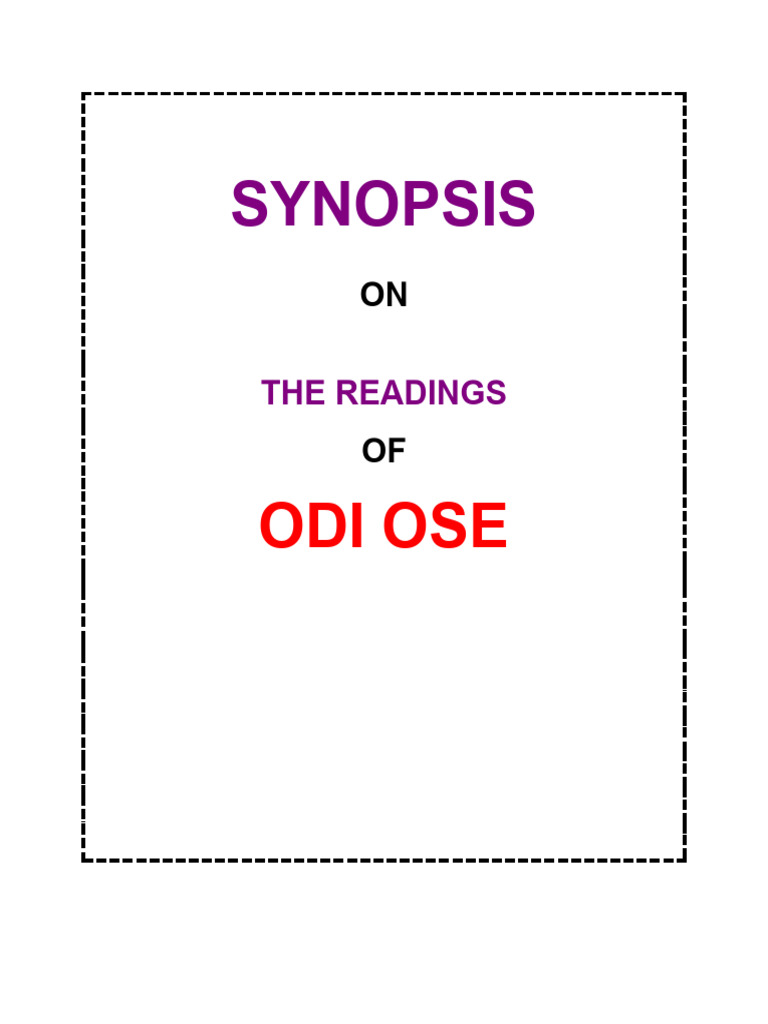 15 Odi Ose | PDF