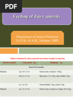Dairy Cattle Ration Formulation Guide | PDF | Dairy Cattle | Dairy Farming