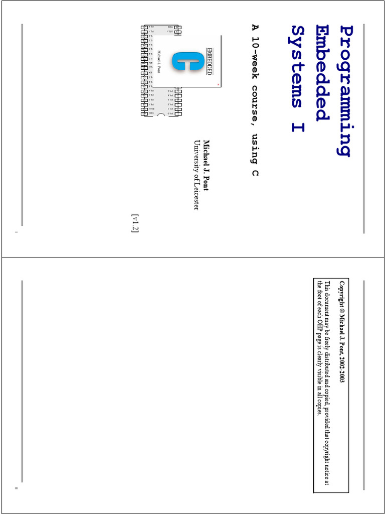 8051&C I | PDF | Embedded System | Microcontroller