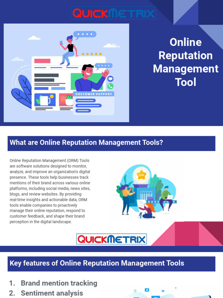 Online Reputation Management Tools Overview | PDF | Reputation | Brand