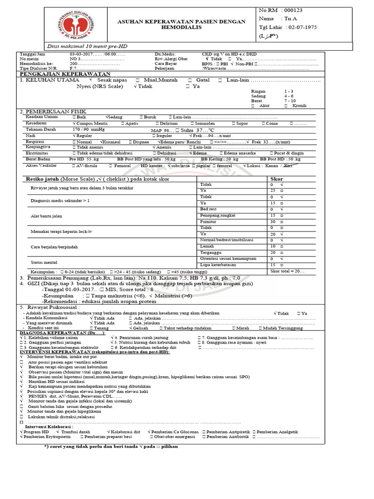 Tugas Kasus HD Risha | PDF