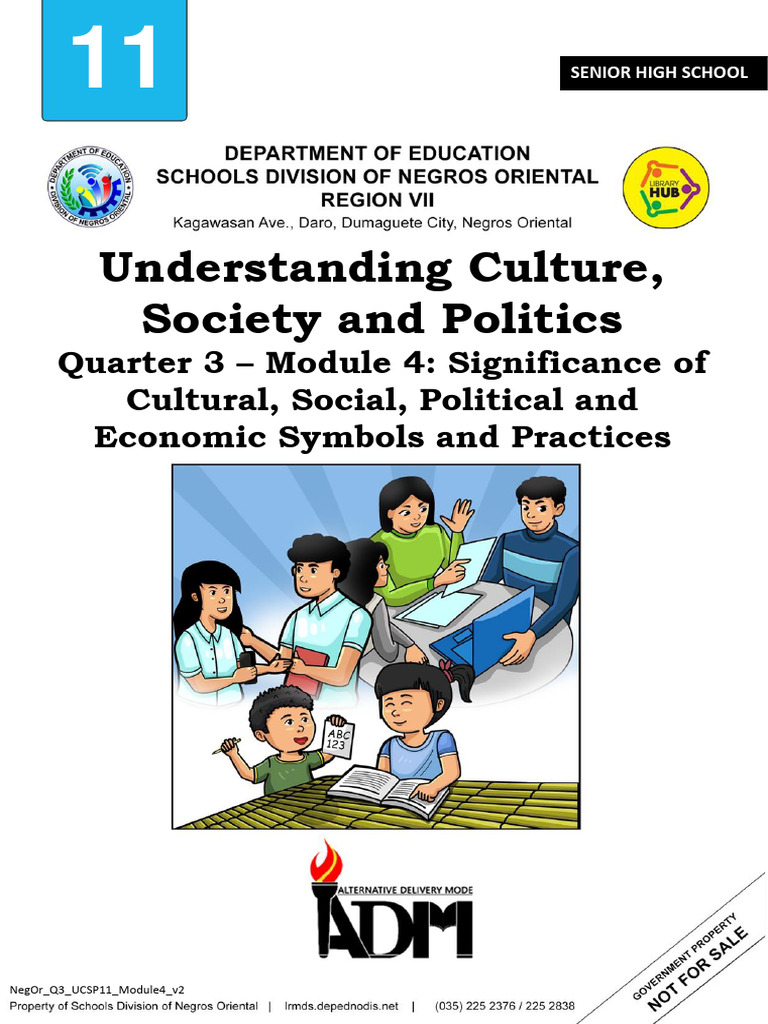 NegOr Q3 UCSP11 Module4 v2 | PDF | Society