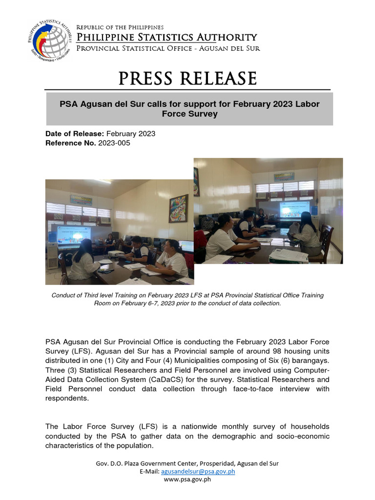 Third Level Training-February-2023-LFS | PDF