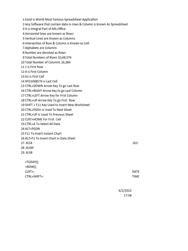 Basic | PDF | Microsoft Excel | Spreadsheet