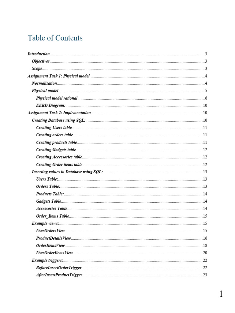 Inventory Management Database Design | PDF | Databases | Database Index