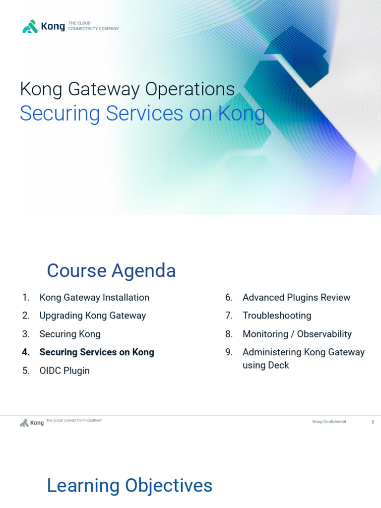 04 Securing Services On Kong | PDF | Transport Layer Security | Public ...