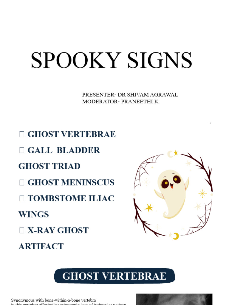 Ghost Signs | PDF | Vertebral Column | Bone