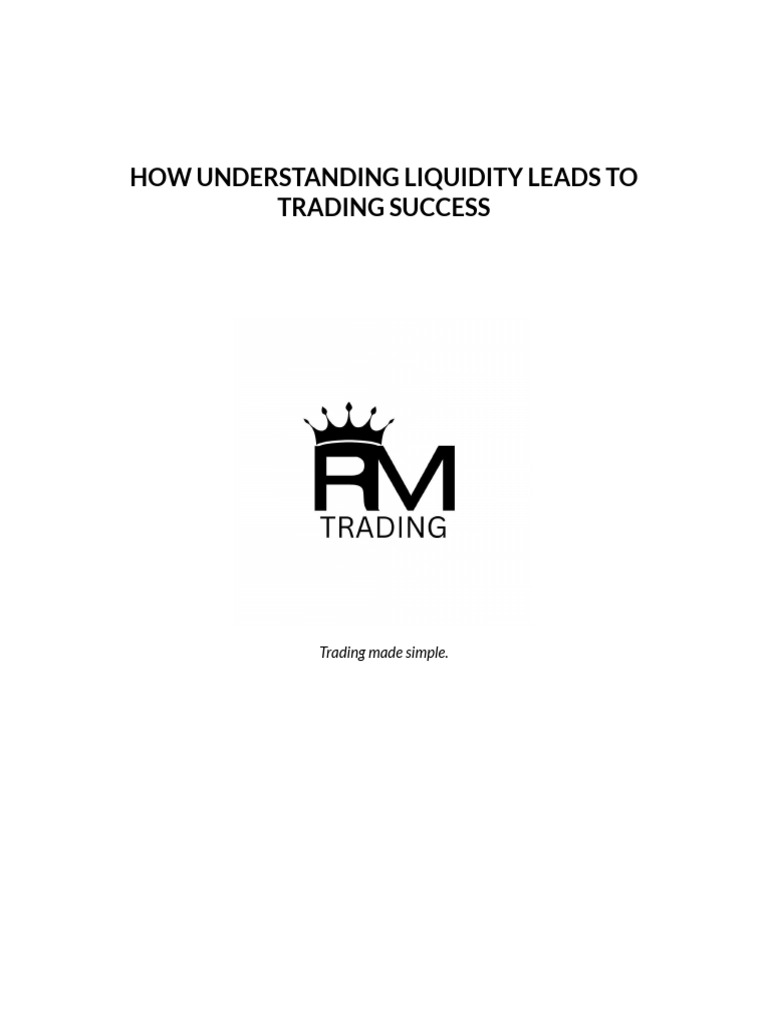 Trading Free Guide On Liquidity | PDF | Order (Exchange) | Market Liquidity