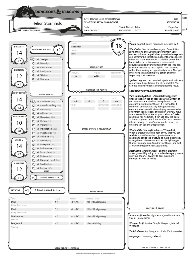 Helion Stormhold | PDF