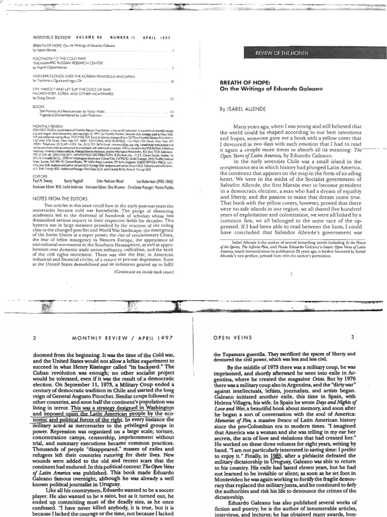 Allende, Isabel - Breath of Hope (1997) | PDF