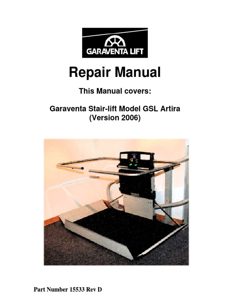 Garaventa GSL Artira Repair Manual | PDF | Electrical Connector | Screw