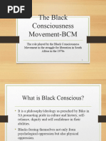 Black Consciousness Movement (BCM) Essay | PDF | South Africa | Social ...