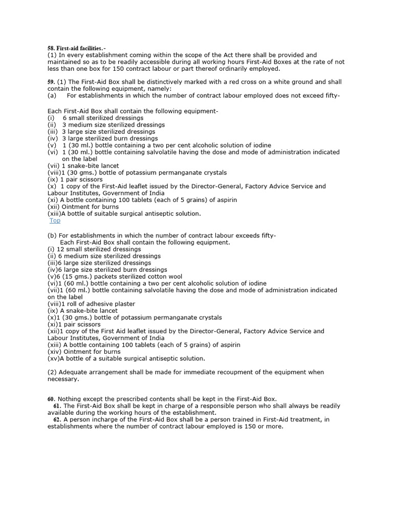 First Aid Medicines Unnder BOCW | PDF | Wellness