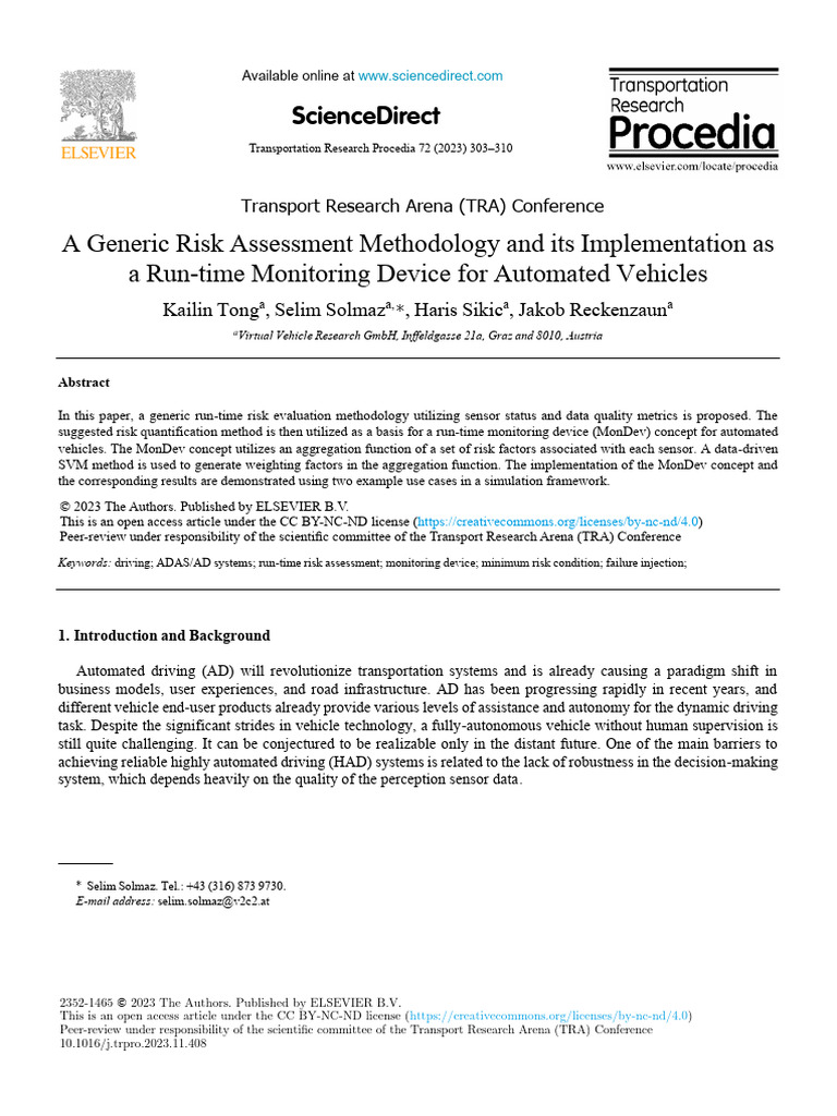 A-Generic-Risk-Assessment-Methodology-and-its-Implement_2023_Transportation- | Download Free PDF ...