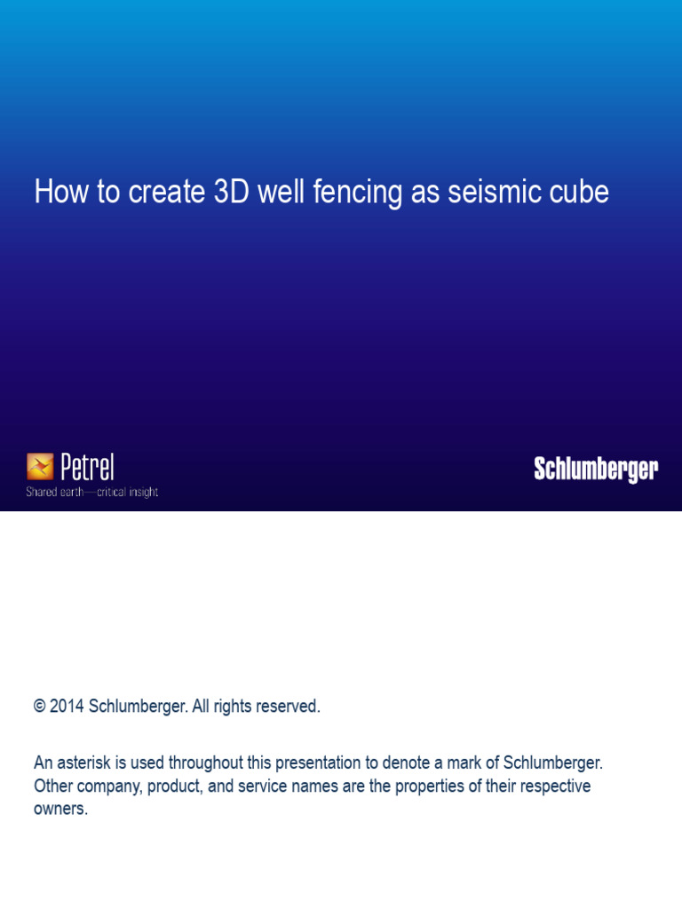 3D Well Fencing - 6558141 - 01 | PDF