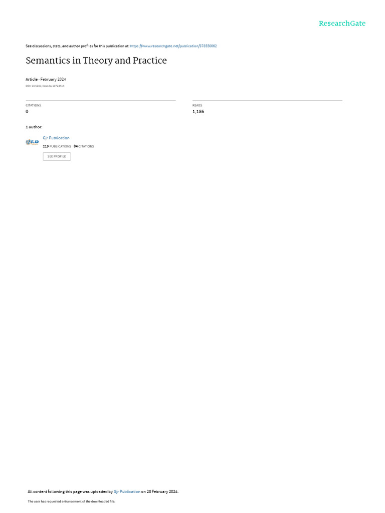 GJREL40125481 | PDF | Semantics | Syntax