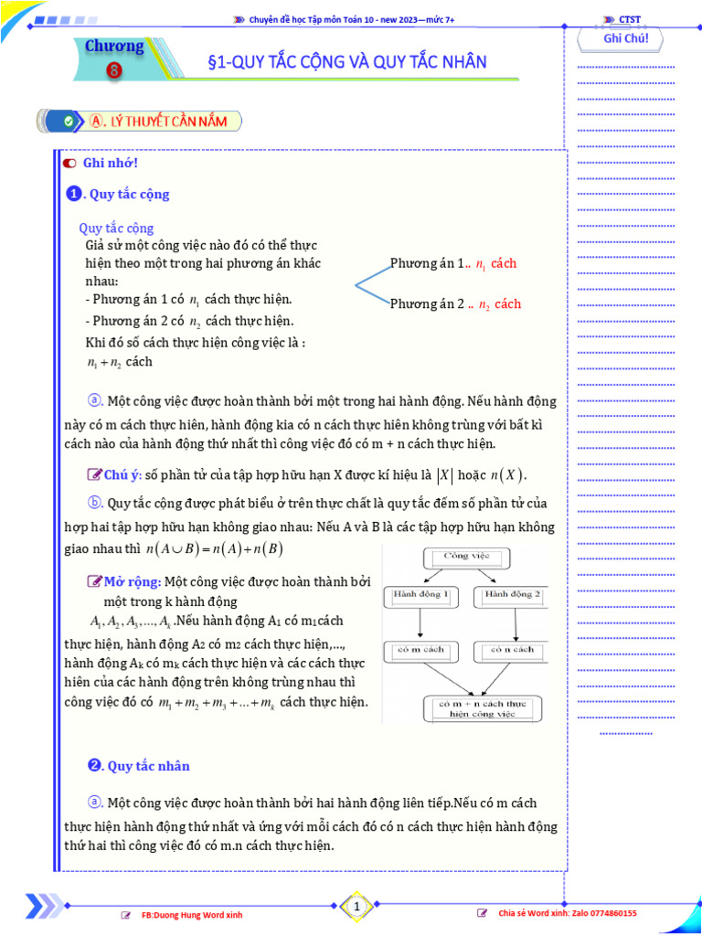 Quy Tac Cong. Quy Tac Nhan | PDF