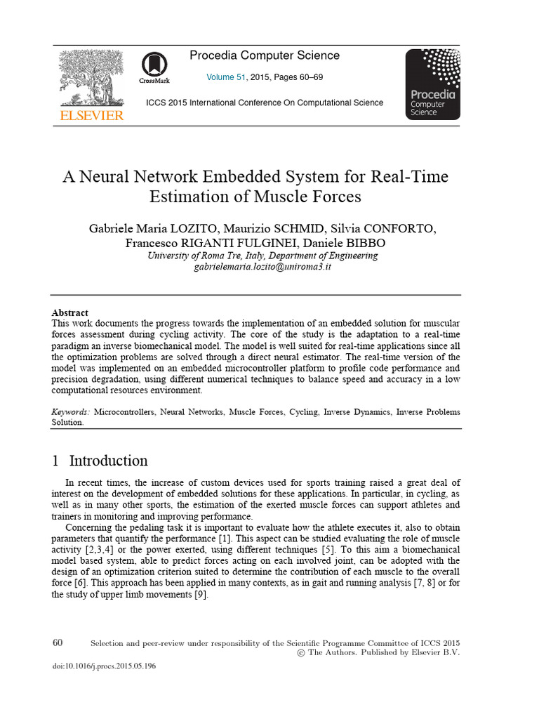 A Neural Network Embedded System For Real Time Estima - 2015 - Procedia Computer | PDF ...