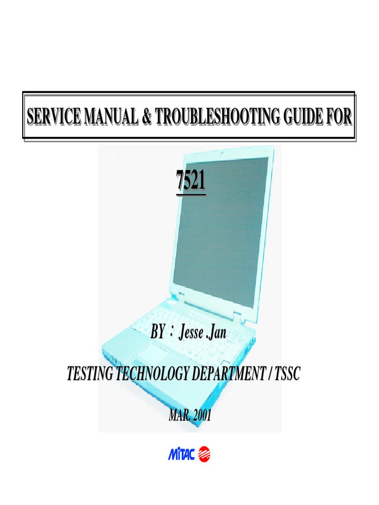 Mitac 7521 - Manual | PDF | Texture Mapping | Bios