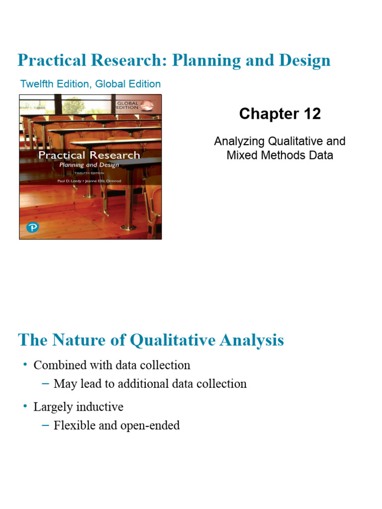 CH12 PPT | PDF | Qualitative Research | Systematic Review