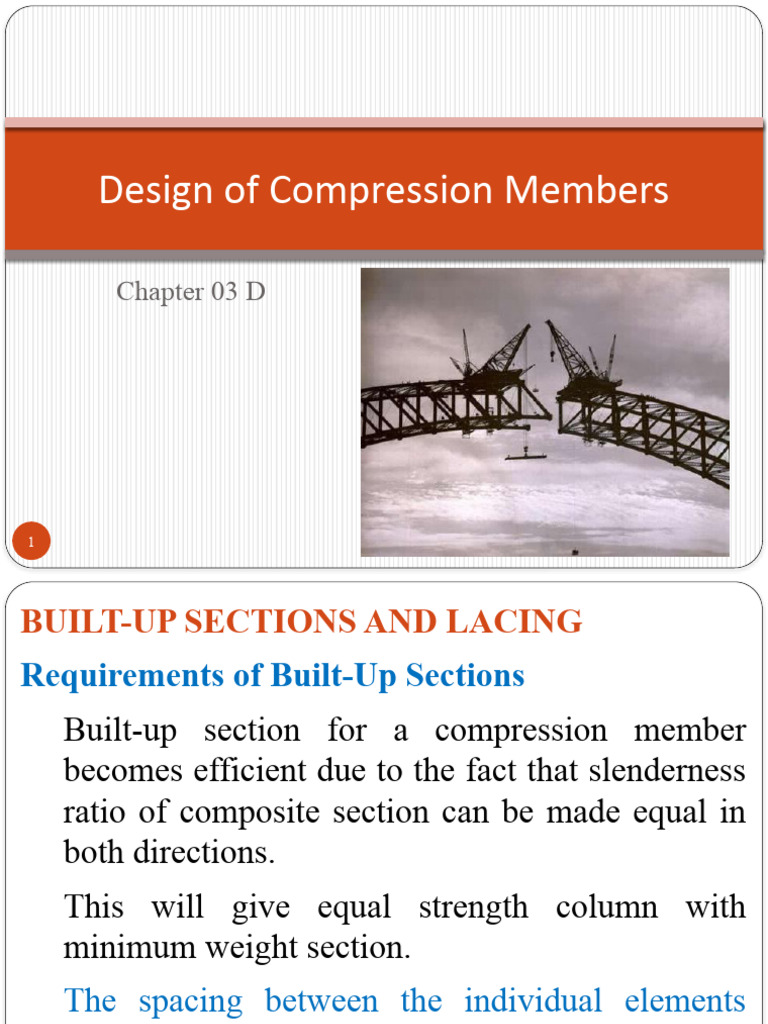 09 Design of Compression Members | PDF | Bending | Applied And ...