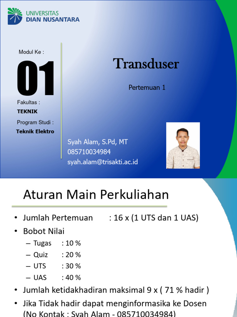 Materi Pertemuan 1 Instrumentasi Dan Pengukuran Elektronika | PDF