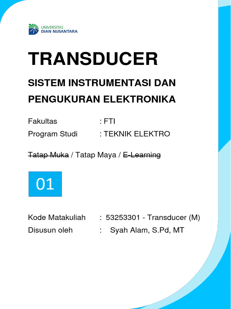 Modul 1 Instrumentasi Dan Sistem Pengukuran Elektronika | PDF