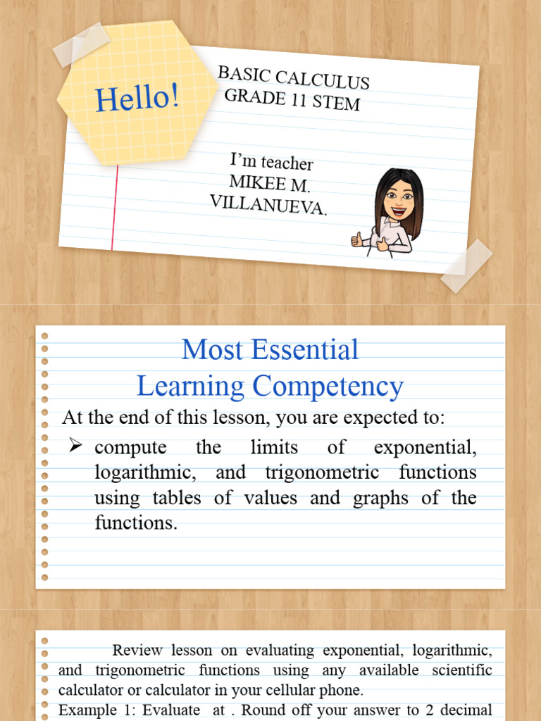 Limits Of Transcendental Functions Pdf Function Mathematics Exponential Function