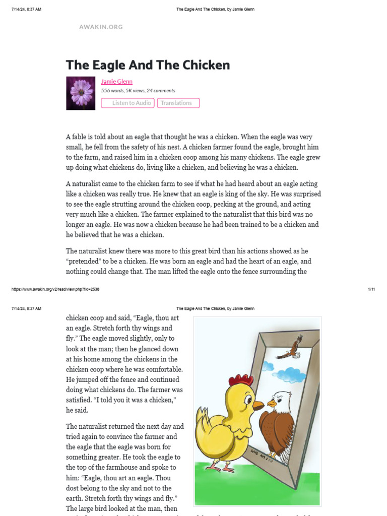 The Eagle and The Chicken, by Jamie Glenn | PDF
