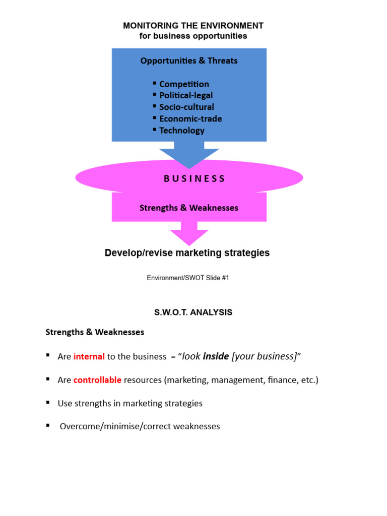 Marketing Plan Environment Swot Analysis | PDF | Swot Analysis | Profit (Economics)