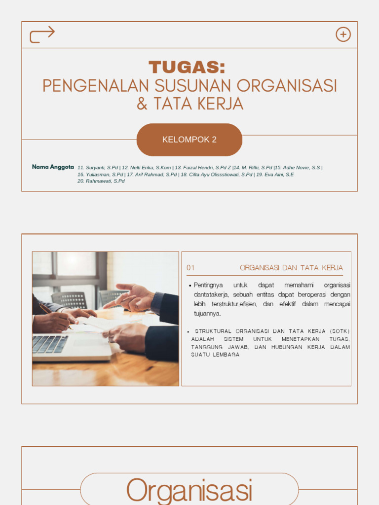 tugas pengenalan susunan organisasi dan tatakerja_compressed | PDF