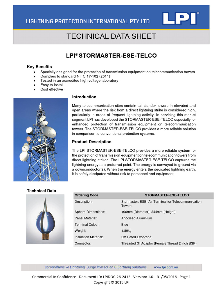 Catalogue Stormaster Ese Telco | PDF | Telecommunications ...
